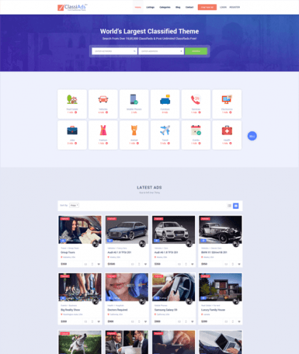 Chia sẻ theme ClassiAds – phù hợp làm web rao vặt - Duy Nghiện