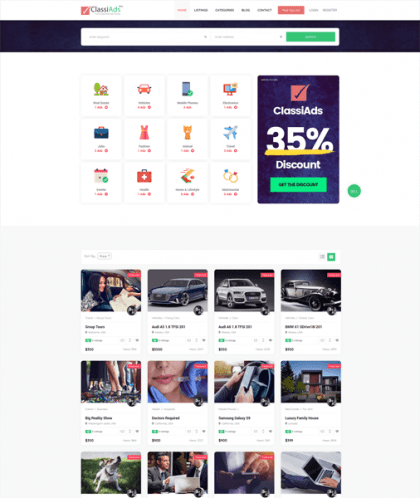 Chia sẻ theme ClassiAds – phù hợp làm web rao vặt - Duy Nghiện