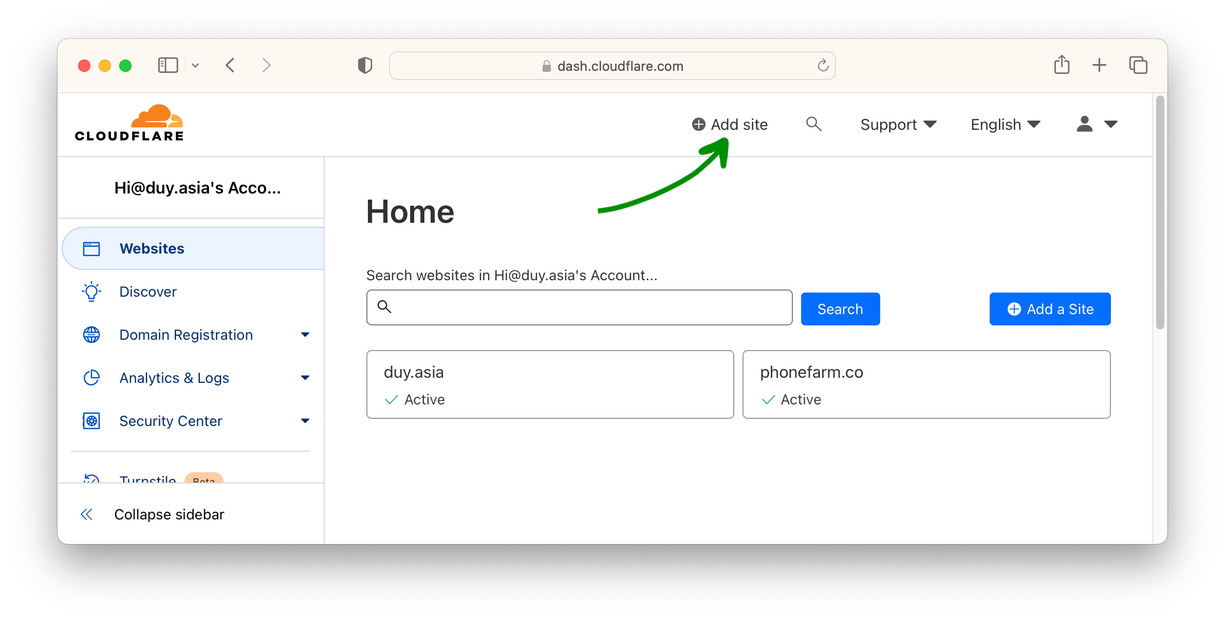 Hướng dẫn sử dụng CloudFlare làm DNS trung gian - Duy Nguyễn