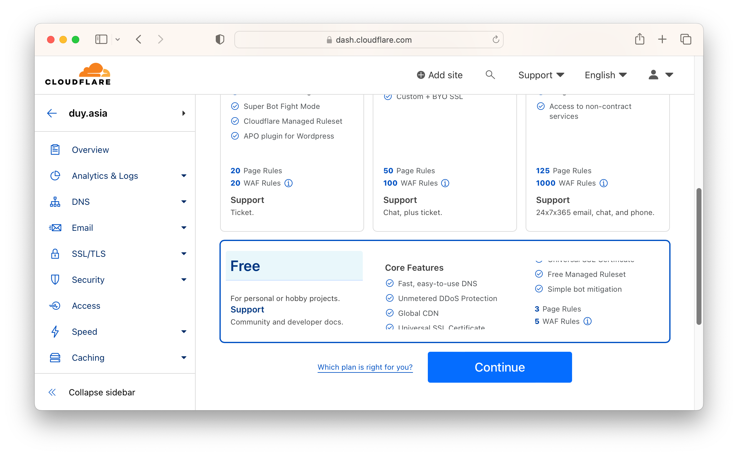 Hướng dẫn sử dụng CloudFlare làm DNS trung gian - Duy Nguyễn